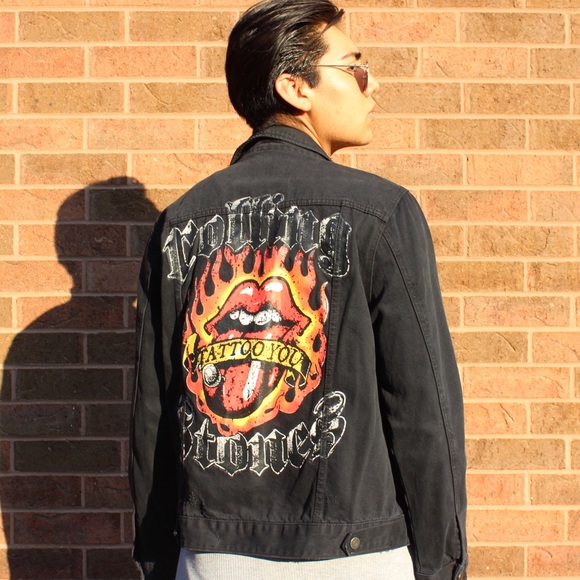 the Rolling Stones | Jackets & Coats | The Rolling Stones Denim Jacket ...